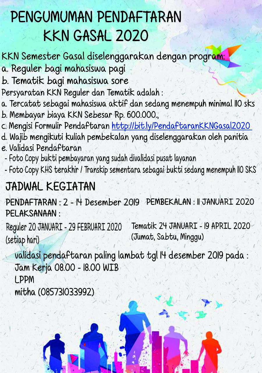 Pendaftaran KKN Gasal 2019-2020