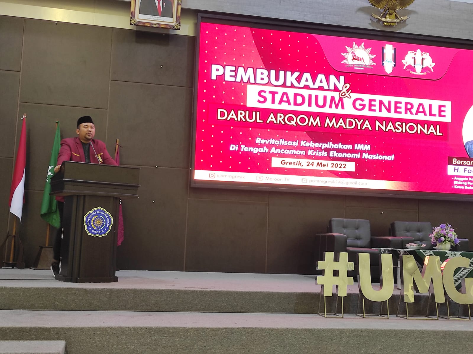 DARUL ARQAM MADYA (DAM) NASIONAL IKATAN MAHASISWA MUHAMMADIYAH (IMM) DI UMG
