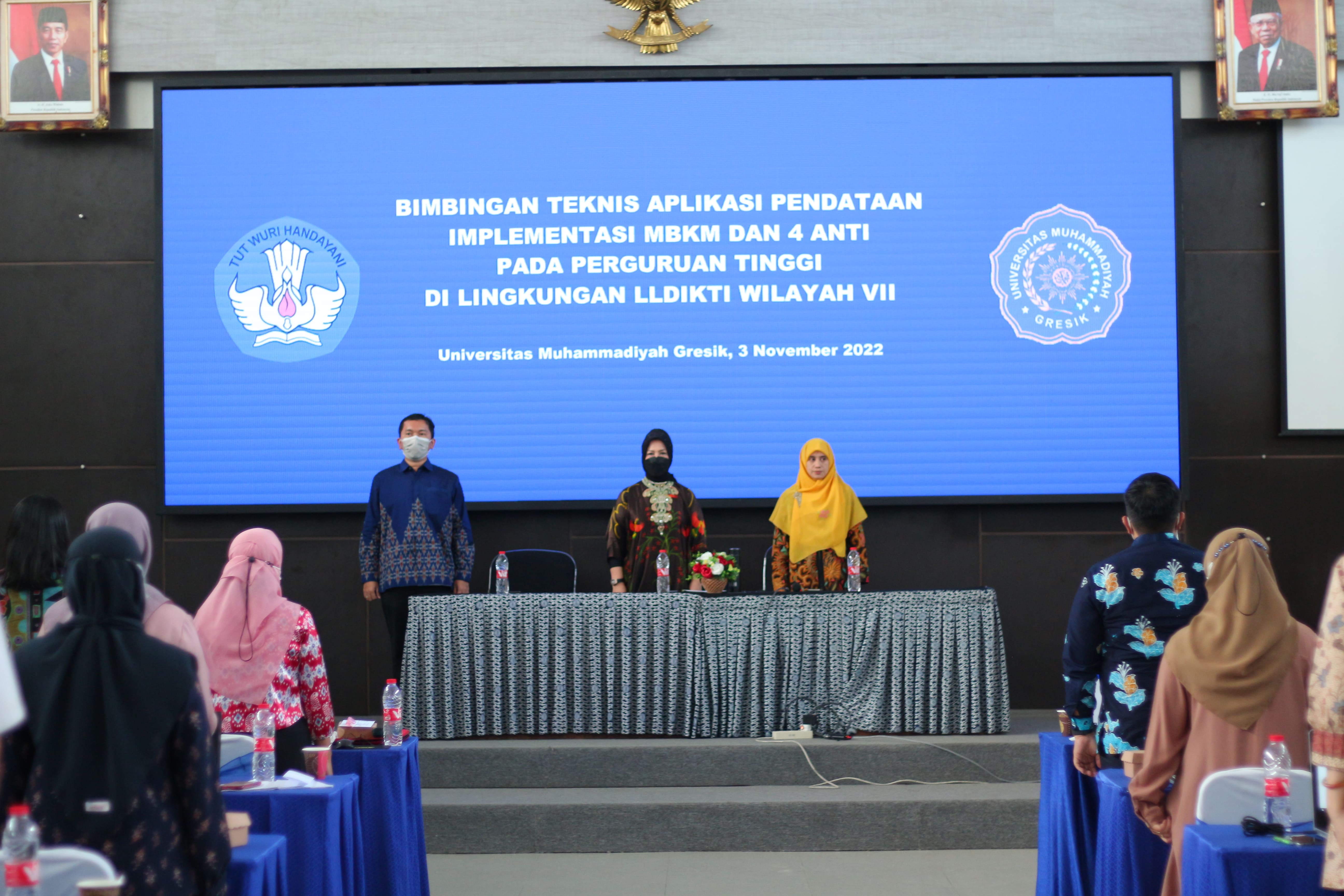 BIMTEK IMPLEMENTASI MBKM DAN 4 ANTI PADA KAMPUS DI LINGKUNGAN LLDIKTI ...